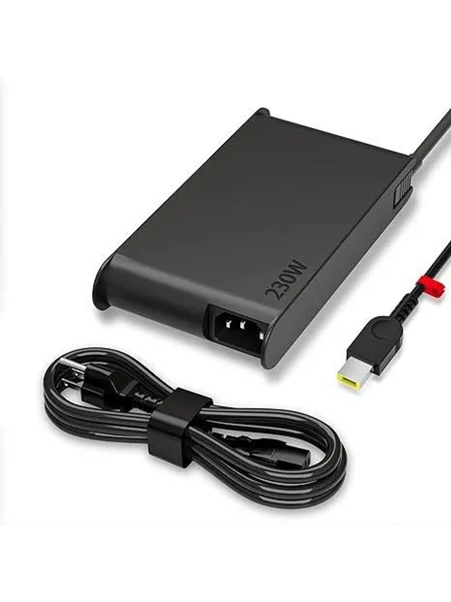 Блок питания 230W 20V 11.5A для ноутбуков Lenovo, зарядное устройство прямоугольный разъем
