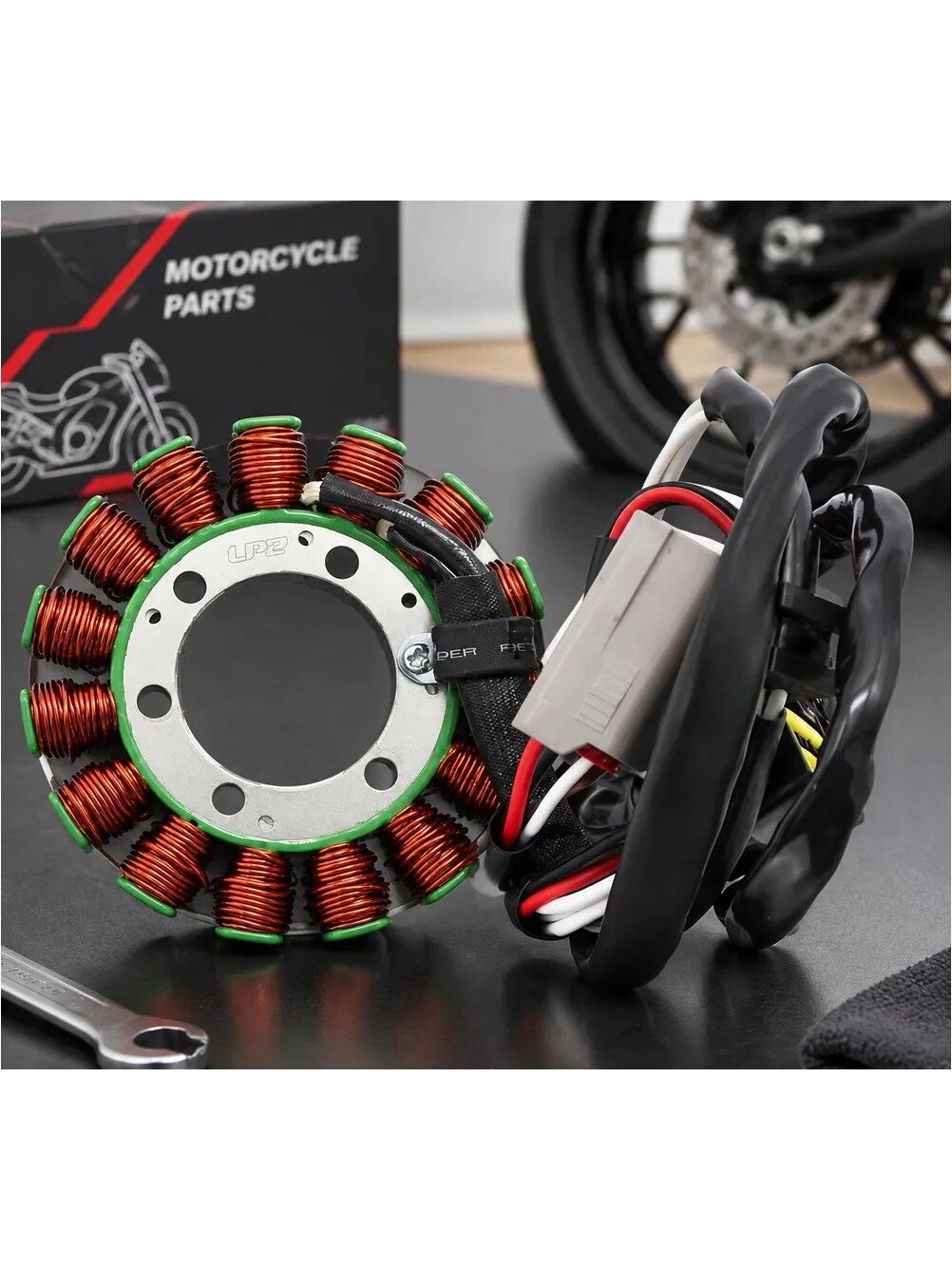 Статор генератора для мотоцикла Kawasaki VN900 Vulcan 900, OEM 21003-0053