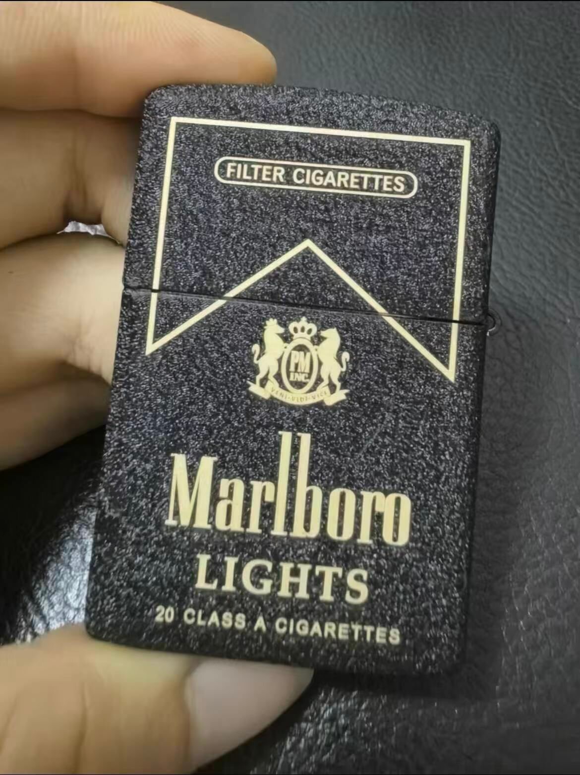 Zippo, серия "Marlboro Лимитированная серия к 50-й годовщине", Черный, пустая(без заправки)