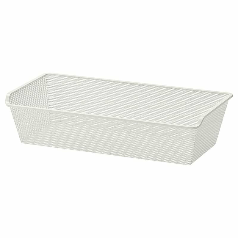 Корзина для хранения ikea komplement, белый, 75x35 см 102.573.11
