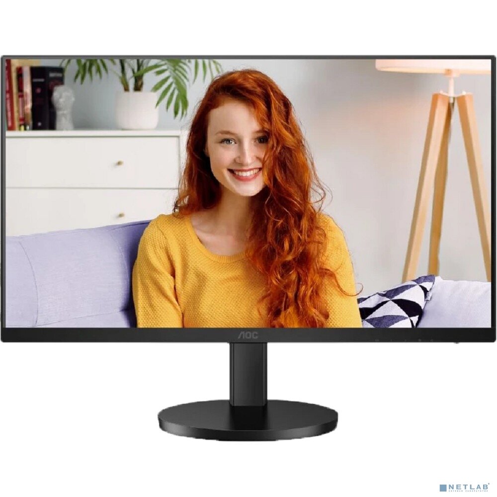 LCD AOC 27" U27B3CF Black {IPS 3840x2160 60Hz 4ms 350cd HDMI 2xUSB USB-C(65W) 2x2W Tilt Vesa}