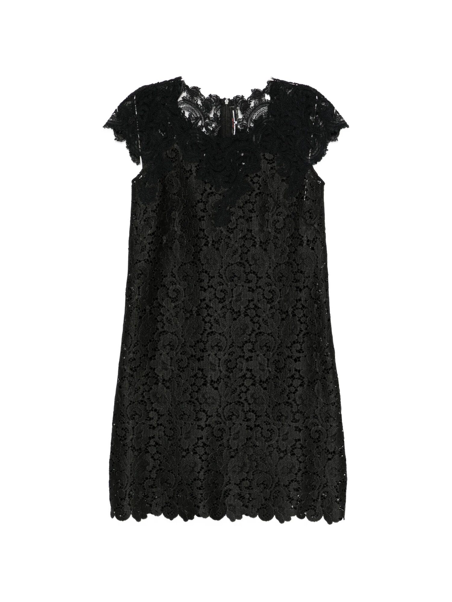 Платье Floral-lace scalloped-edge mini dress