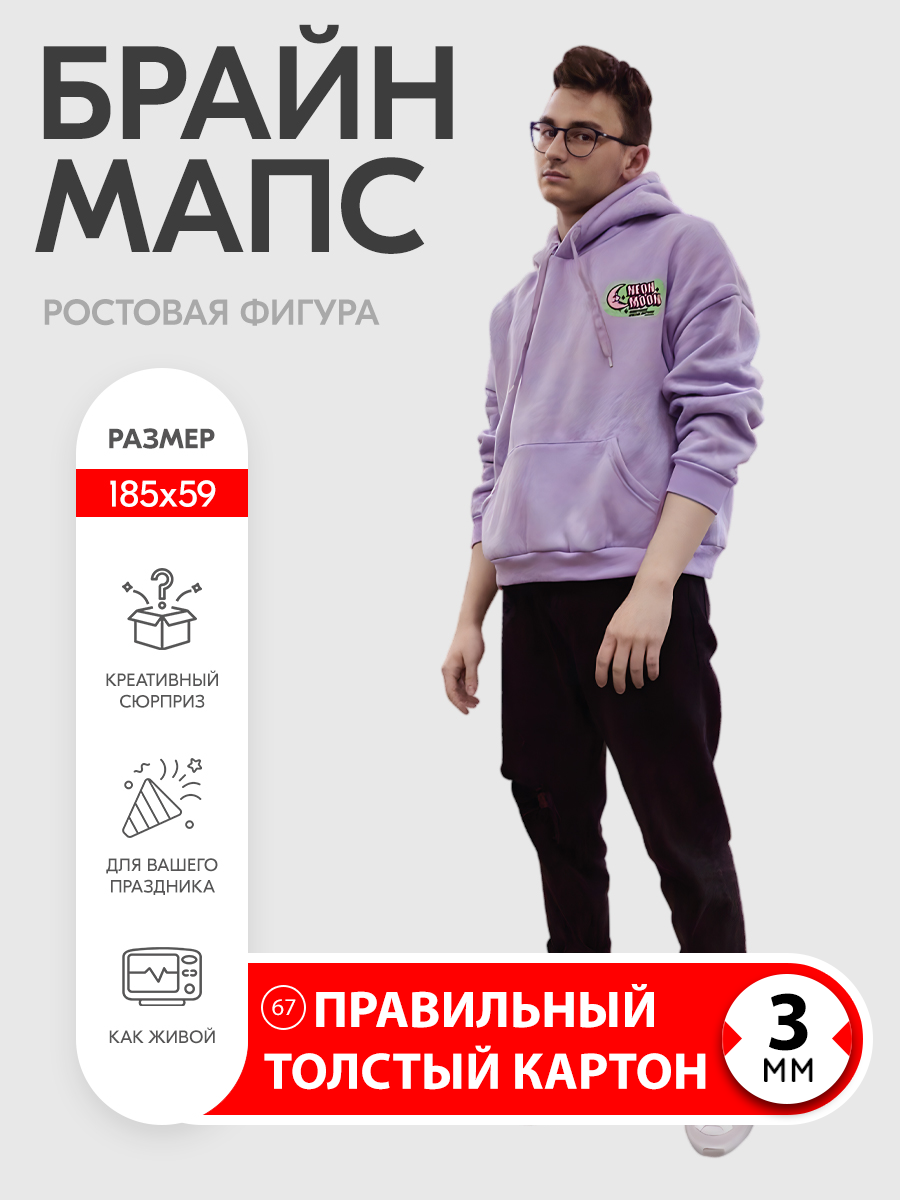 Аксессуар для фотосессий, самое это, Брайн Мапс ростовая фигура