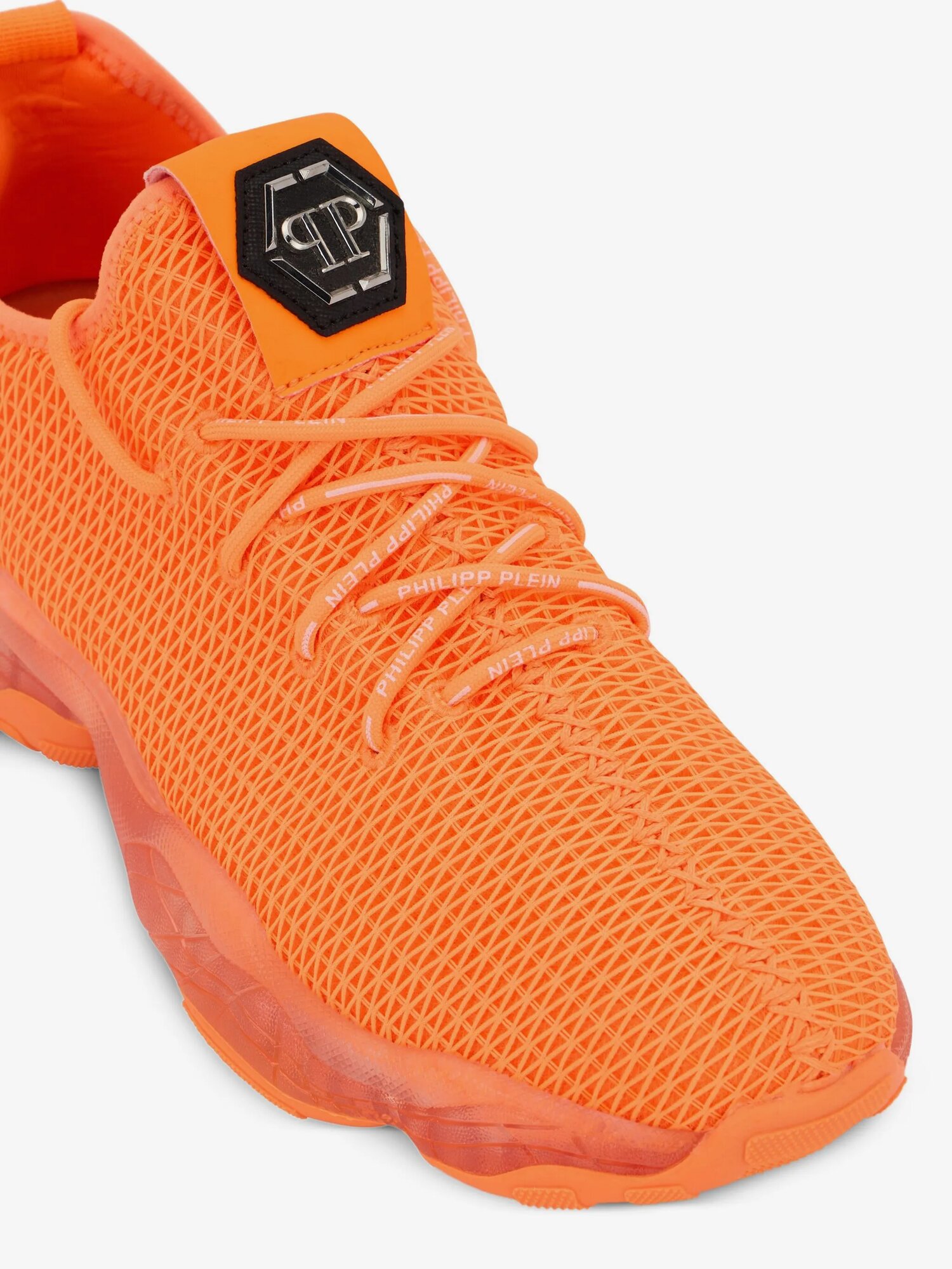 Кроссовки PHILIPP PLEIN Runner Hyper $hock, размер 39, green/orange — фото 1