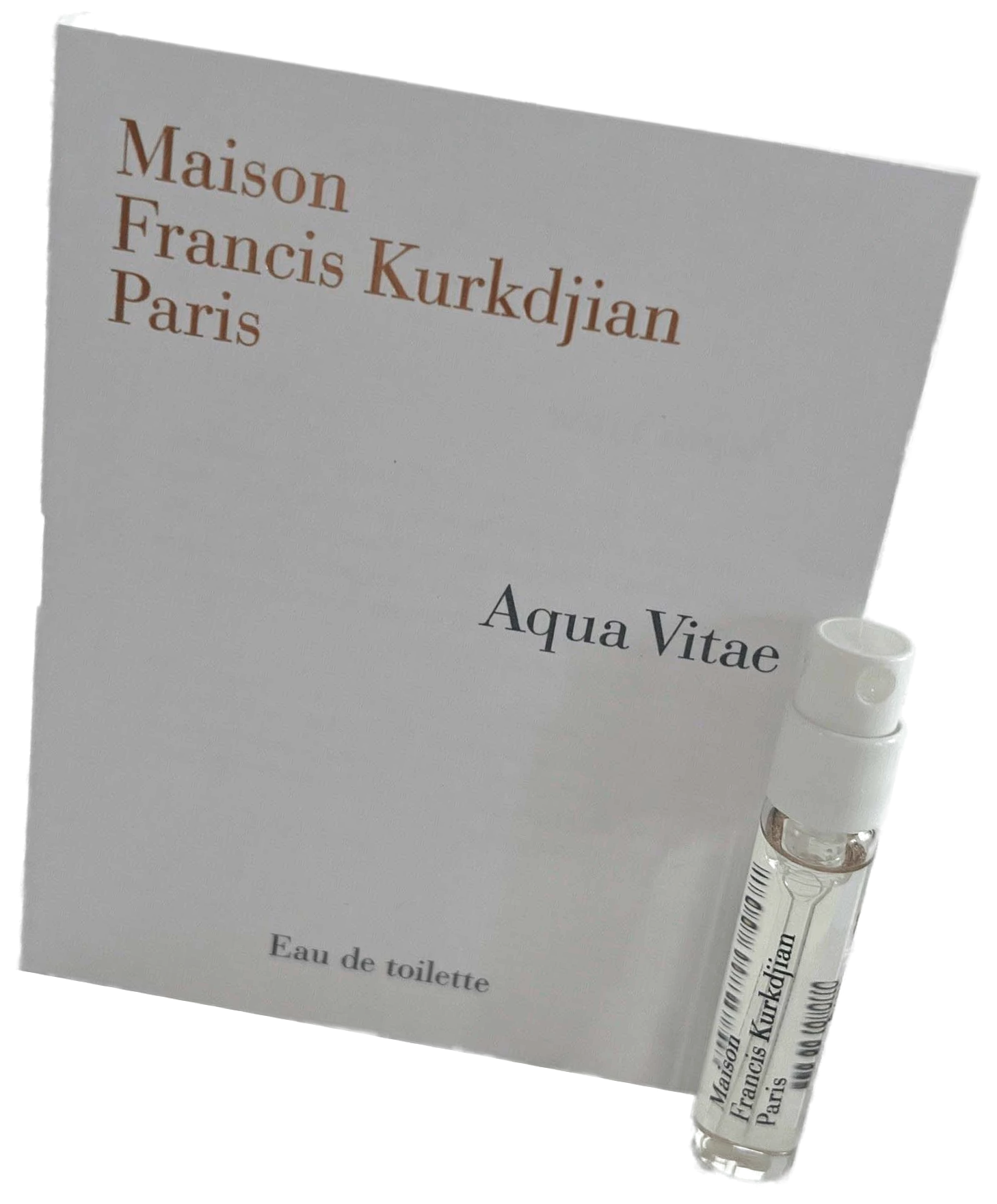 Aqua Vitae туалетная вода для женщин и мужчин - пробник Maison Francis Kurkdjian 2 мл