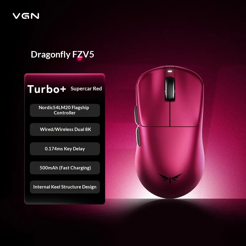 Игровая мышь VGN Dragonfly FZV5 Supercar Red