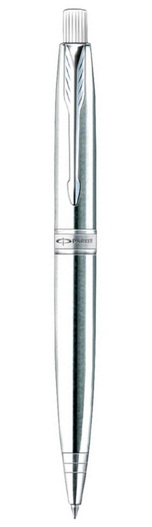 Ручка шариковая Parker "Aster shiny chrome CT" синяя, 1.0мм, кнопочн, подар. упак.