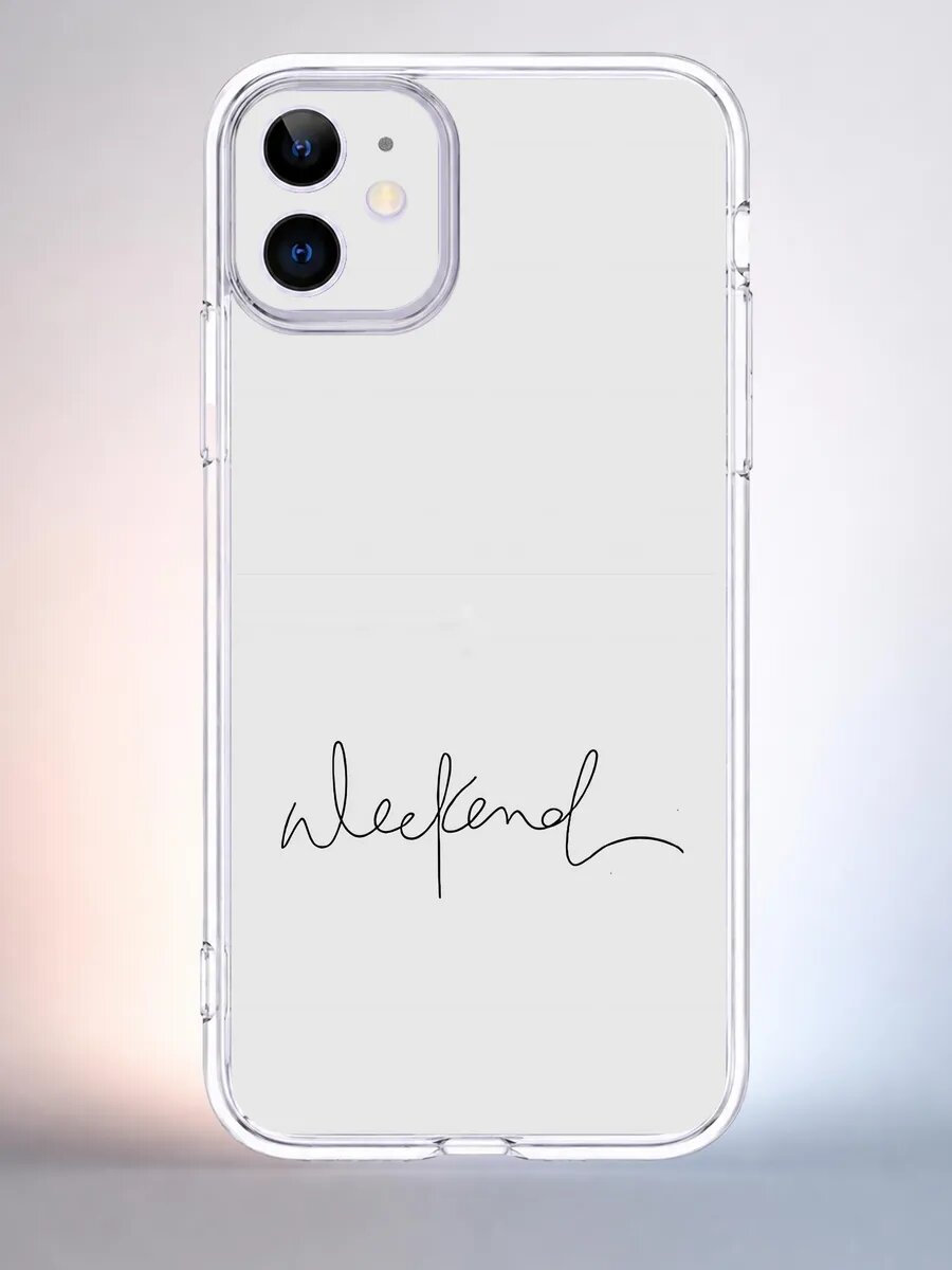 Чехол iPhone 11 каллиграфия, минимализм y2k Indie sleaze
