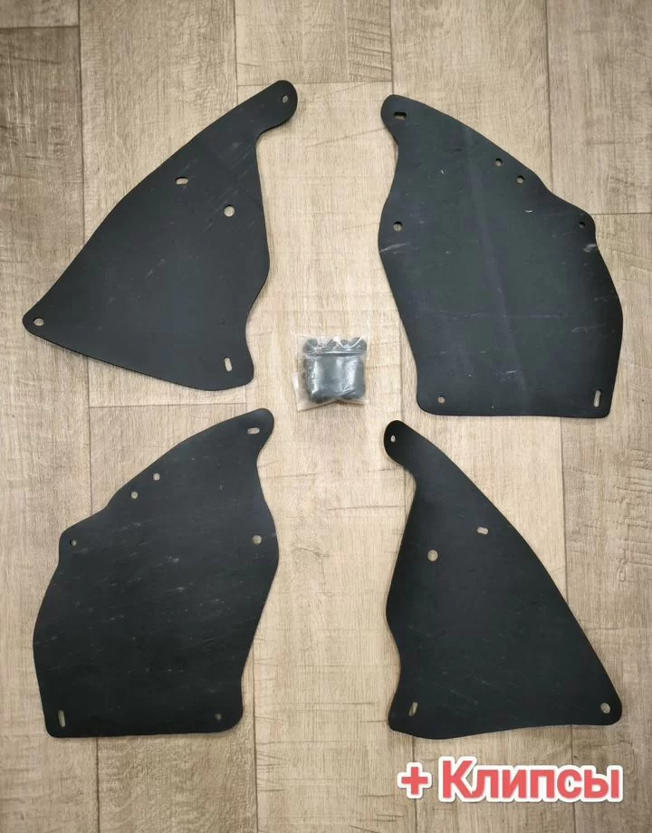 Пыльники Двс Mitsubishi L200 5, Pajero Sport 3, 2015-2025 г. г, комплект 4 шт, клипсы
