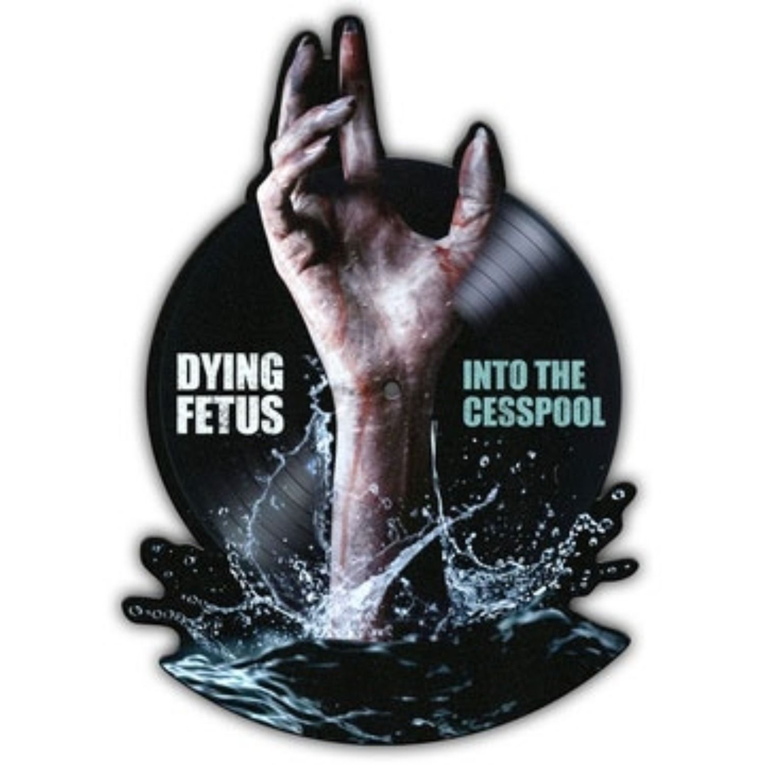 Виниловая пластинка Dying Fetus - Into The Cesspool, Vinyl, 7", Shape, Picture Disc