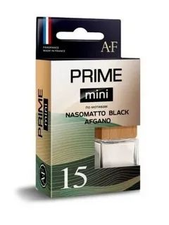 Ароматизатор воздуха подвесной AURA FRESH PRIME MINI CAP 15 - NASOMATTO BLACK AFGANO, 6мл.