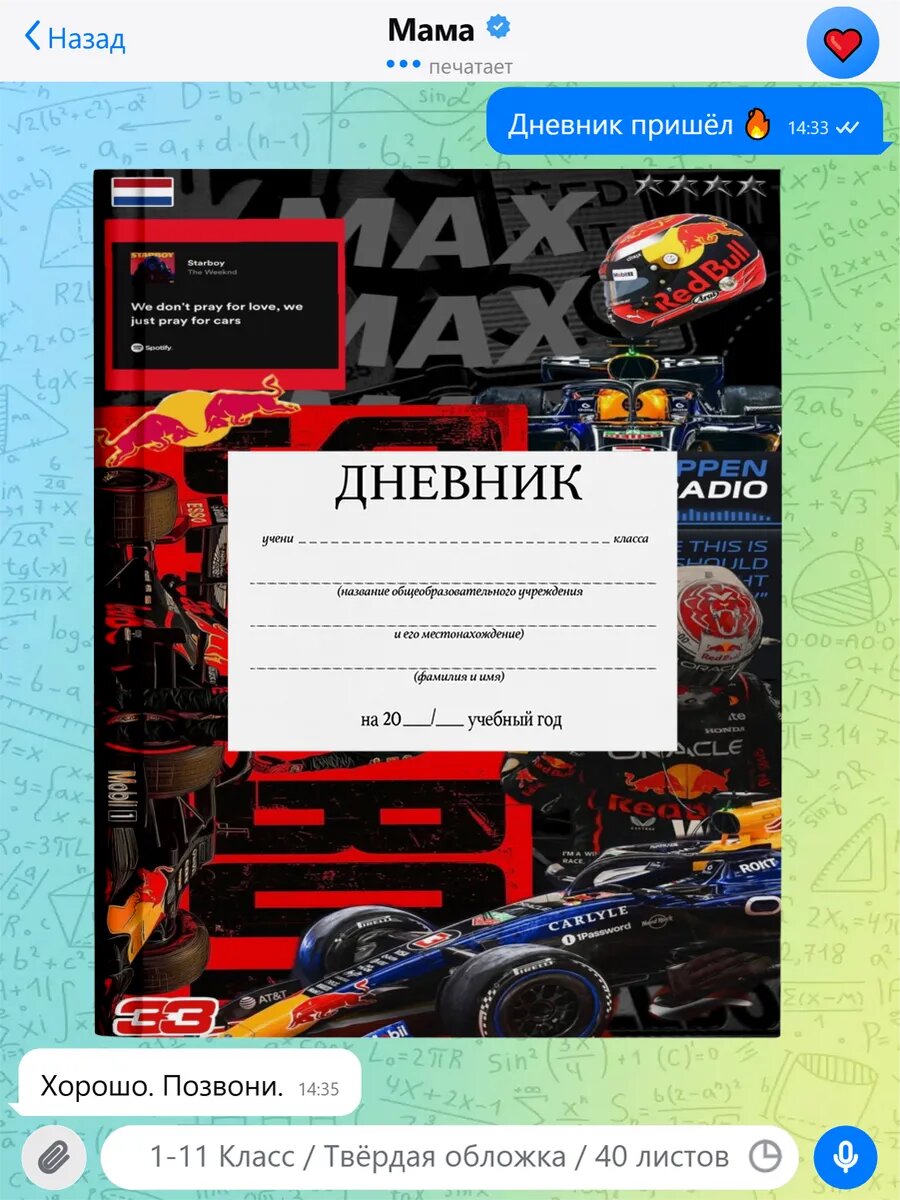 Школьный дневник с принтом Монстер Хай