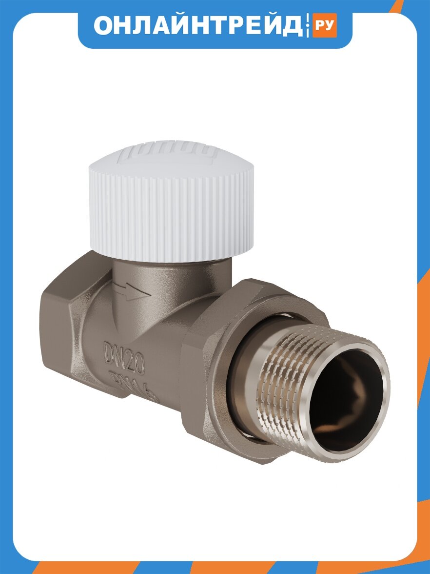 Клапан Royal Thermo термостатический прямой 3/4" М30х1,5