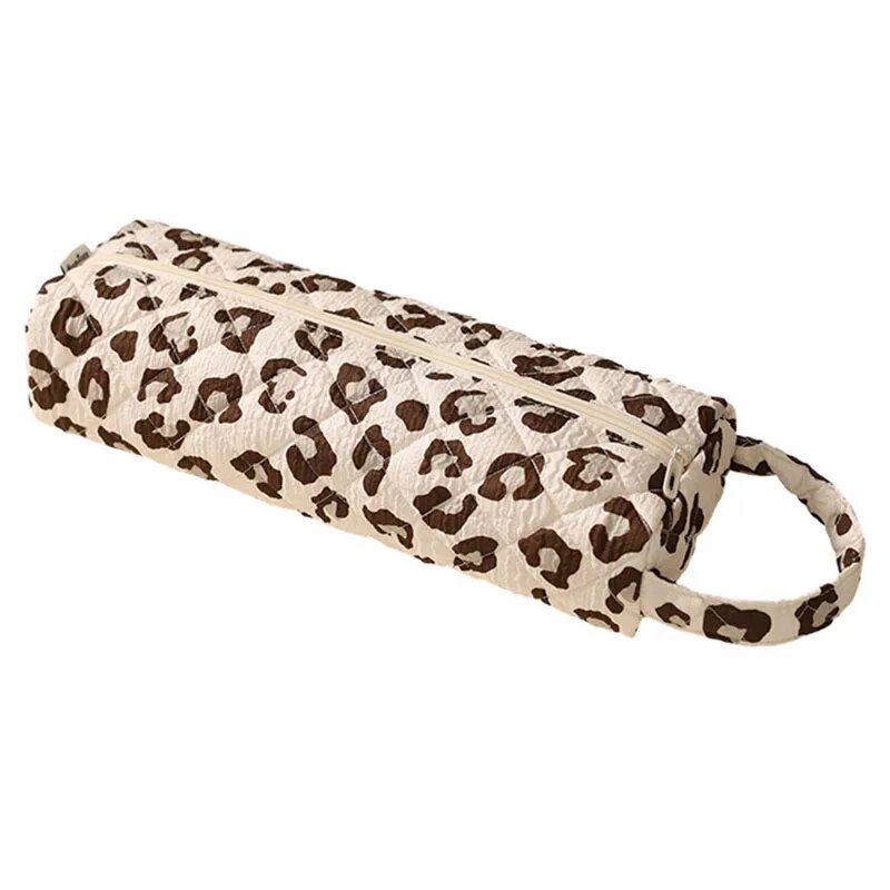 Портативная термостойкая сумка для фена Коричневый, leopard print