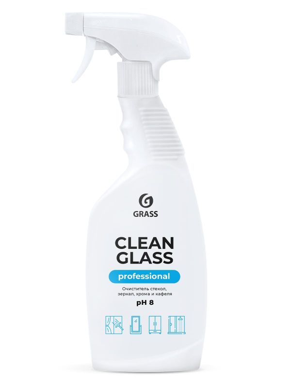 Чистящий спрей GRASS PROFESSIONAL Clean Glass для стекол и зеркал, 600 мл
