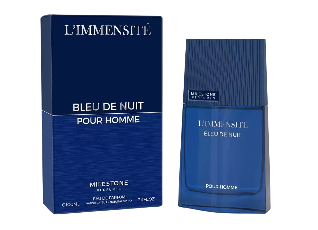 Milestone L Immensite Bleu De Nuit парфюмерная вода для мужчин 100 мл - Майлстоун Л Имменсите Блю Де Нуит