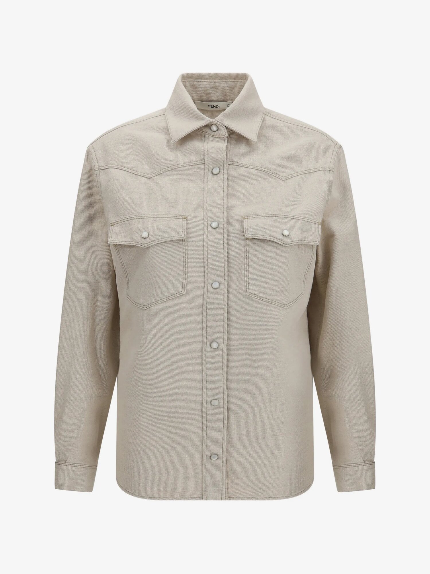 Рубашка FENDI Selleria western shirt