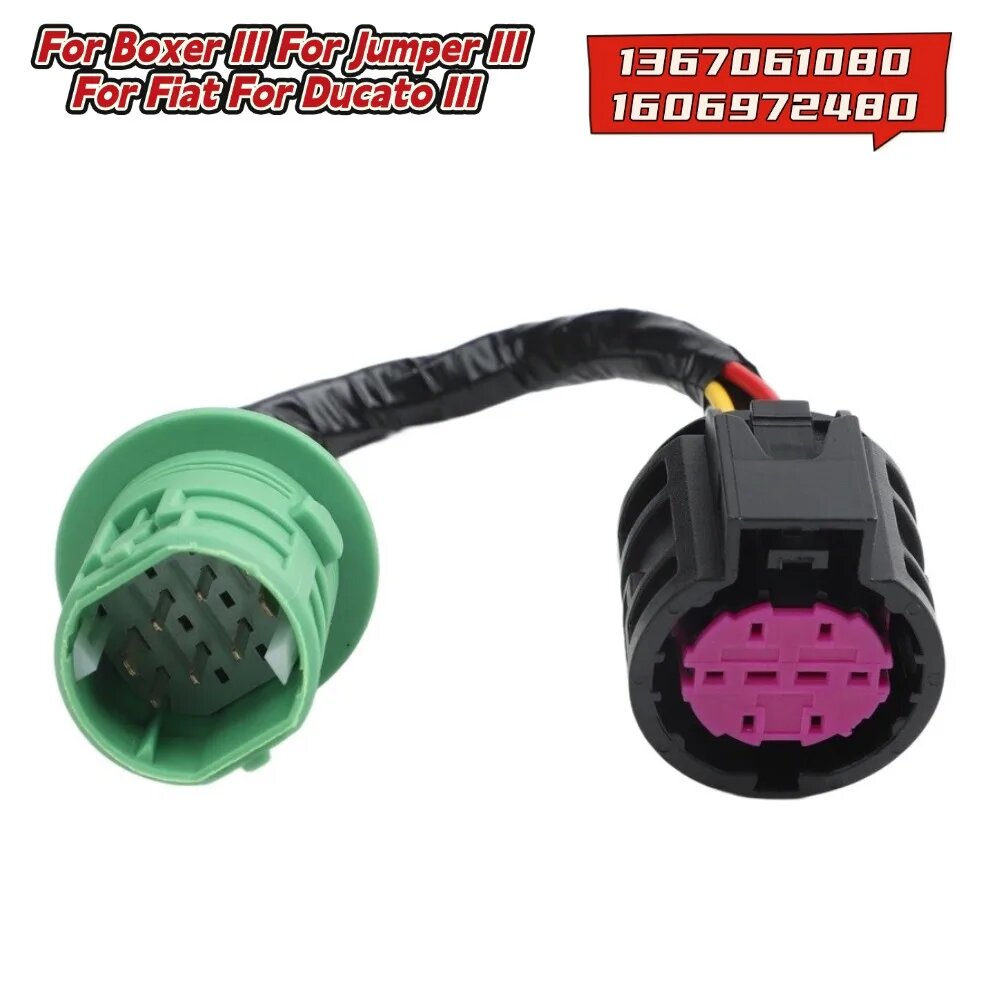 1367061080 1606972480 Кабель адаптера фары для Boxer III 2006-2016, для Jumper III, для Fiat, для Ducato, запасные части