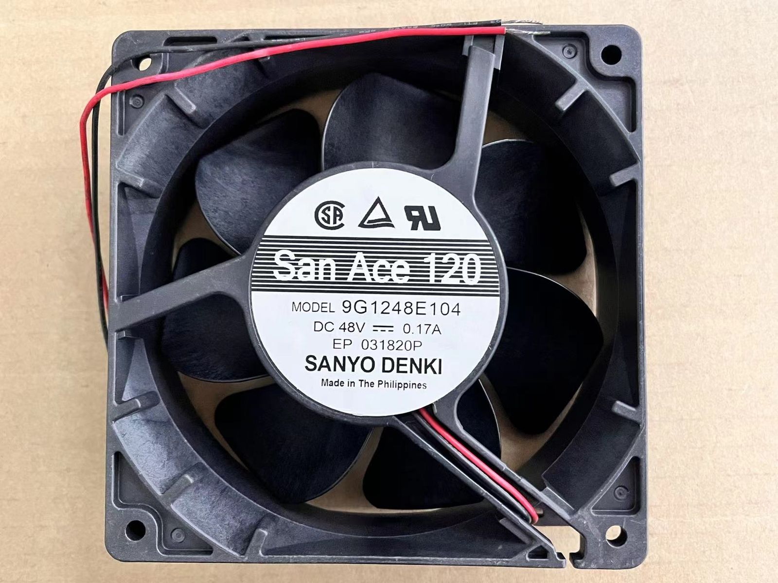 Sanyo 12038 9G1248e104 DC48V 0.17a 12см вентиляторы -