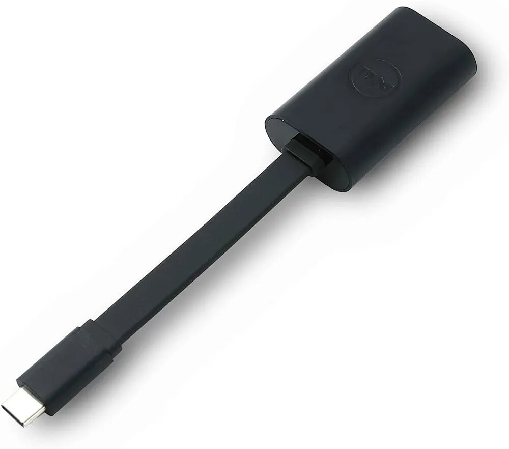 Адаптер Dell Dell USB-C Ethernet 2,5G, кабельный адаптер Dell USB-C(M) адаптер Ethernet 2,5G