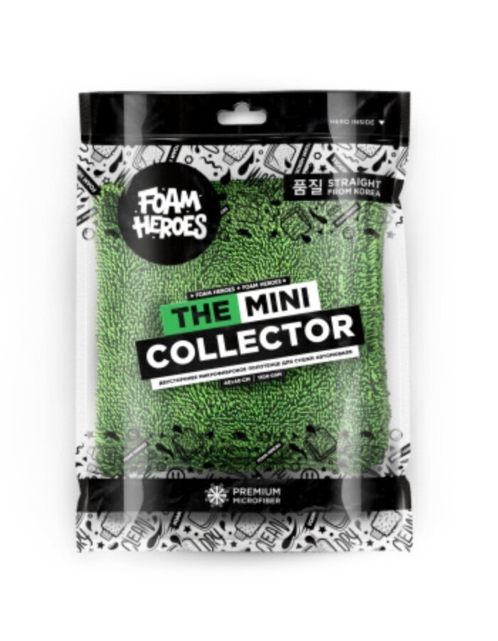 Foam Heroes The Collector mini двухстороннее полотенце для сушки автомобиля 40х40см, 1100г/м2