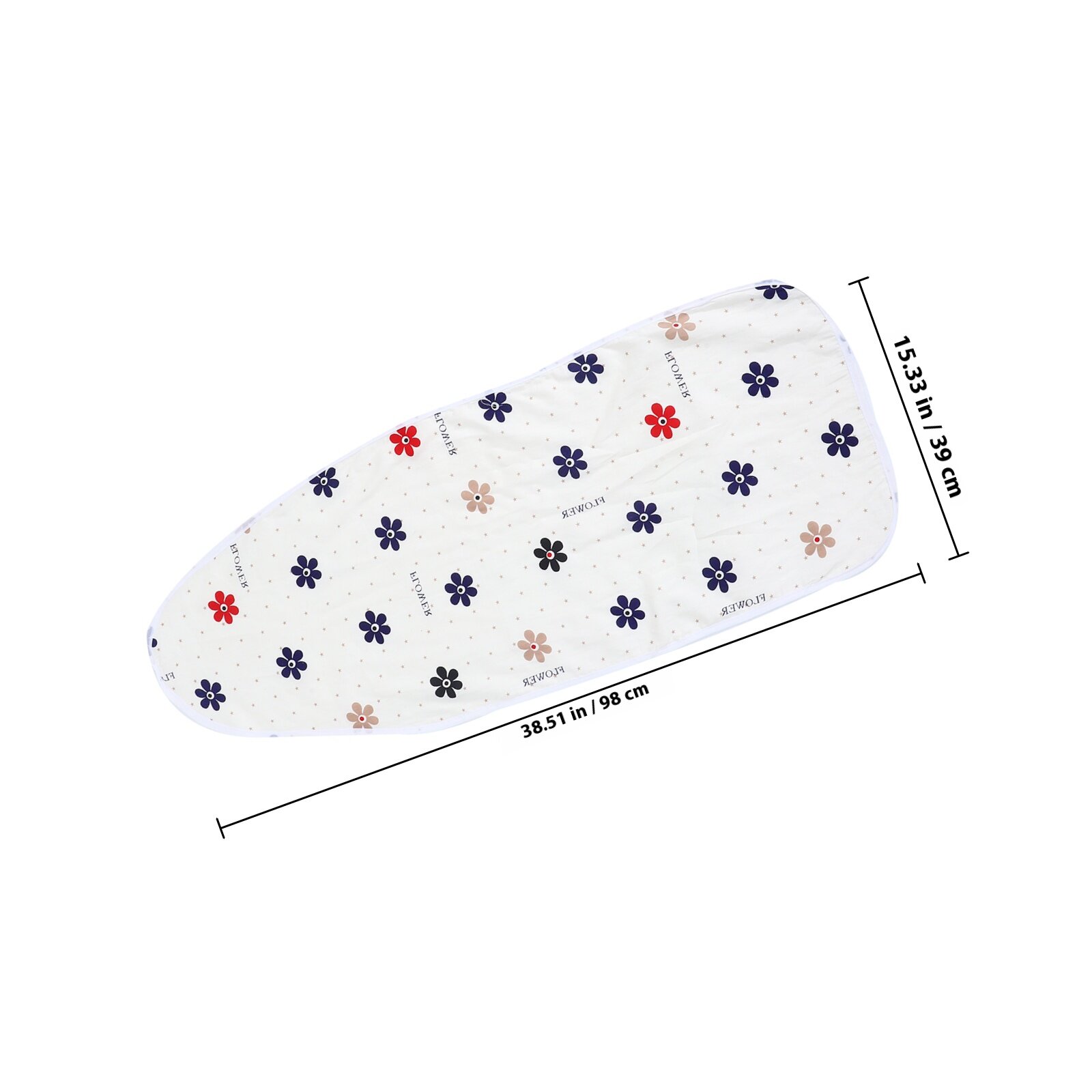 Чехол Для Утюжки С Цветочным Рисунком Размер 98.00X39.00X0.10Cm