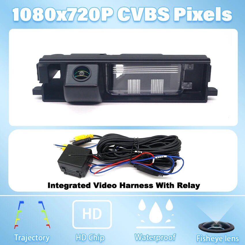 170 ° Камера заднего вида для Toyota Yaris, Toyota Vitz P90 Hatch 2005 ~ 2013 CCD HD, Camera Relay