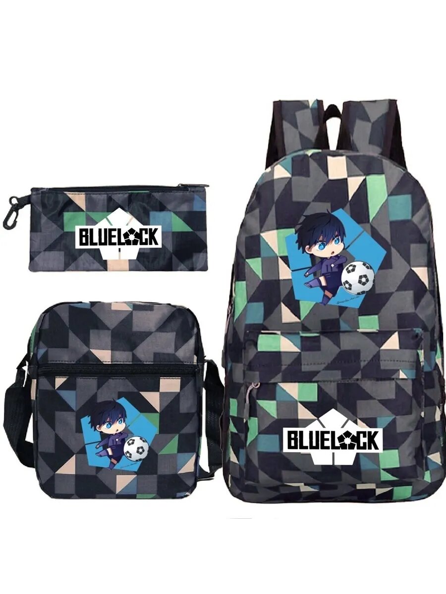 Рюкзак Синяя Тюрьма Блю Лок Blue Lock