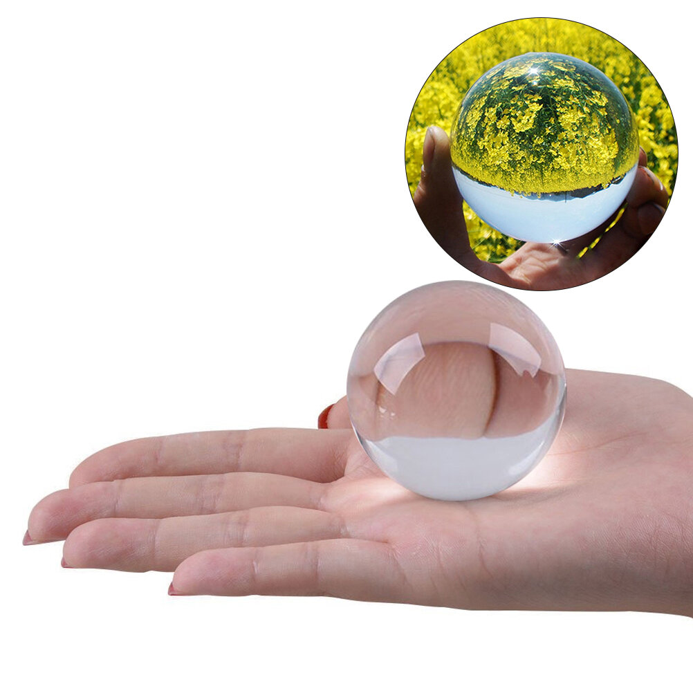 Прозрачный кристаллический шар для фотосъёмки и медитации 6.00cm
