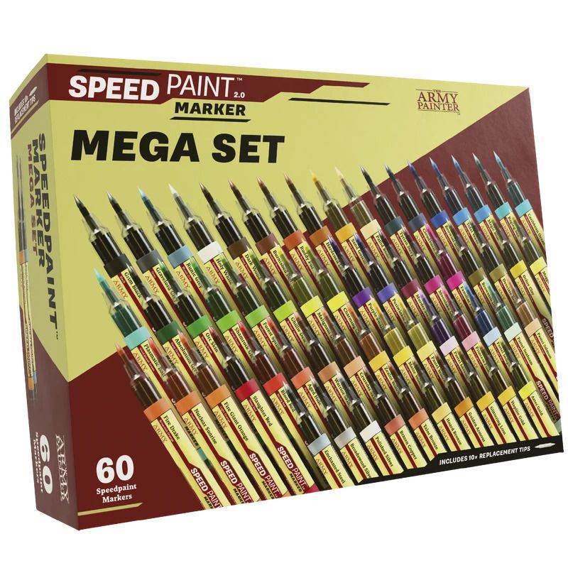 Набор маркеров Speedpaint Marker: Mega Set - акриловая краска Army Painter, 60 цветов