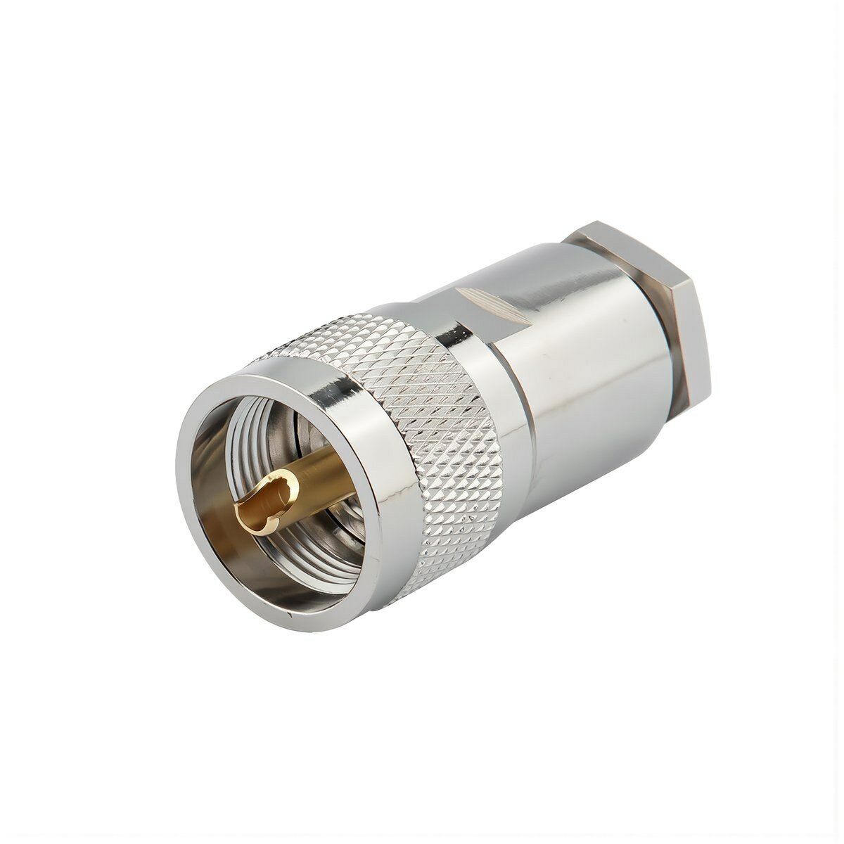 Сборный разъем для антенны UHF PL259 5 частей для кабелей RG8X RG213 подключение радиолюбительского оборудования, -7 (для LMR400 RG8 RG213) / UHF-J