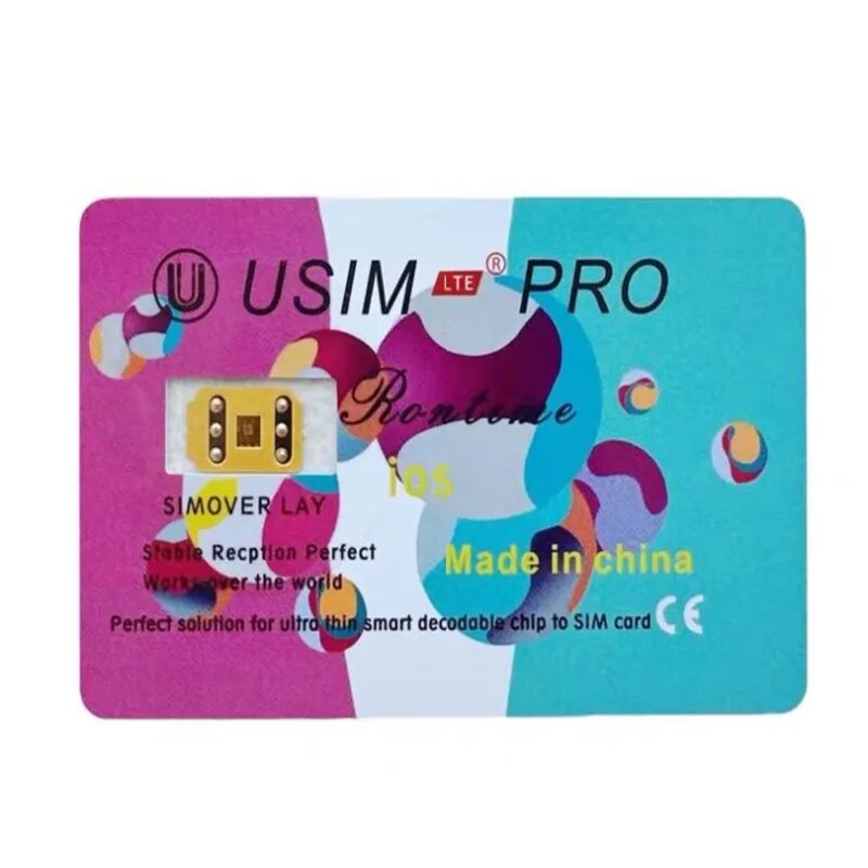 USIM Pro LTE SIMover Lay, 50 PCS