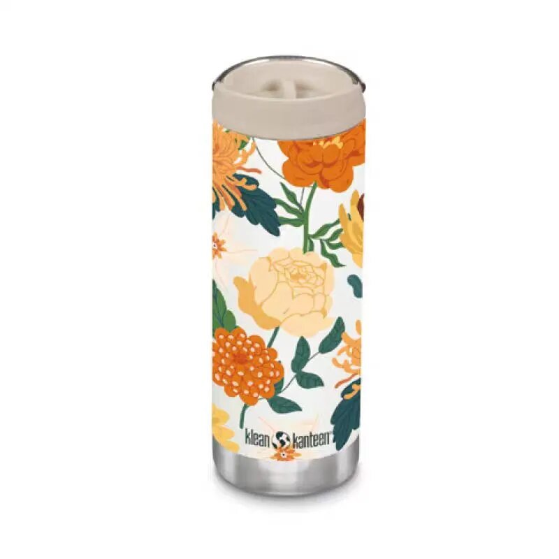 Klean Kanteen Термокружка 0.47 л, холод 12 ч, тепло 8 ч, ударопрочный корпус, непроливайка, светло-желтый
