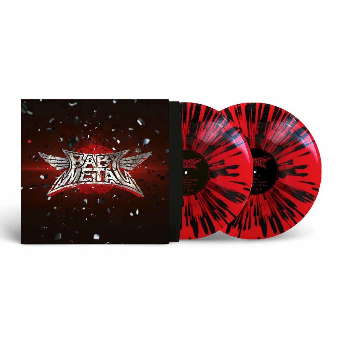 Виниловая пластинка Babymetal - Babymetal /> 2 x Vinyl, LP, Album, Limited Edition, Reissue, Red & Black Splatter, New