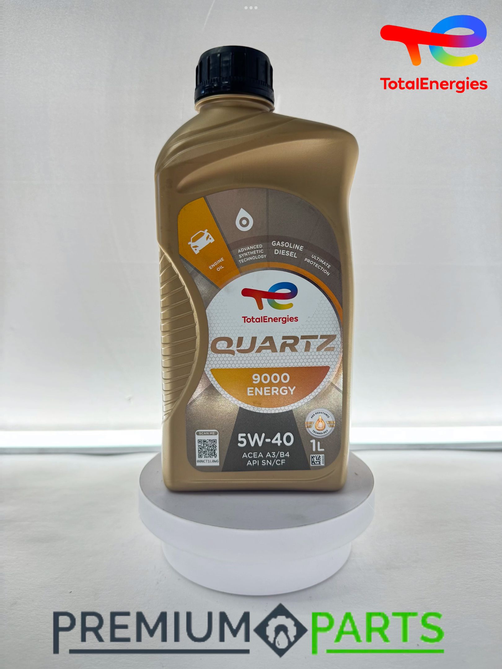 Total quartz 9000 energy 5W-40 Масло моторное, Синтетическое, 1 л