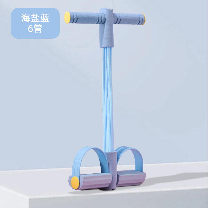 Морская соль-голубой комплект из 6 лент для йоги и силовой тренировки тела
