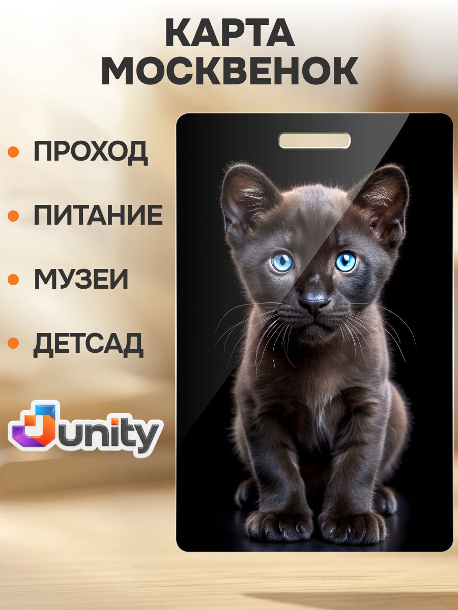 Карта Москвёнок ANIMALS №4