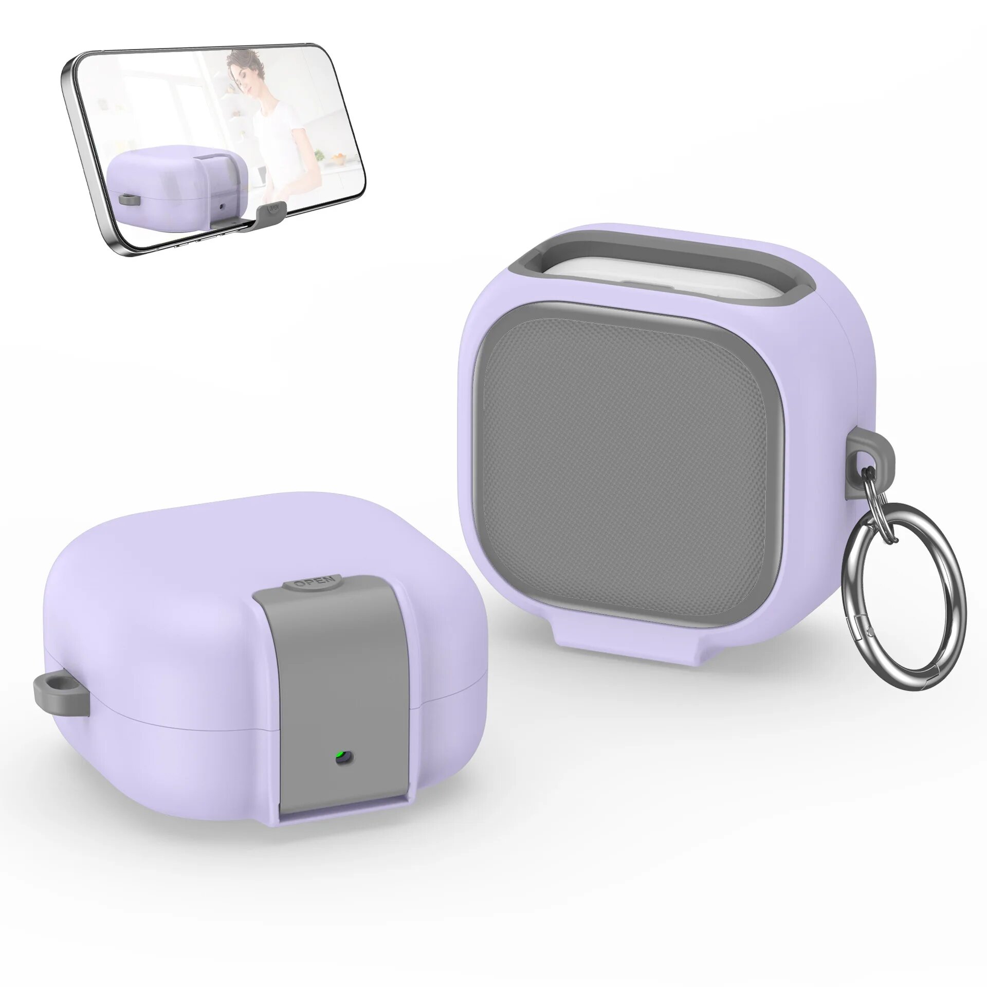 Чехол для Samsung Galaxy Buds 4/4 Pro For Galaxy Buds 4, Фиолетовый, Purple