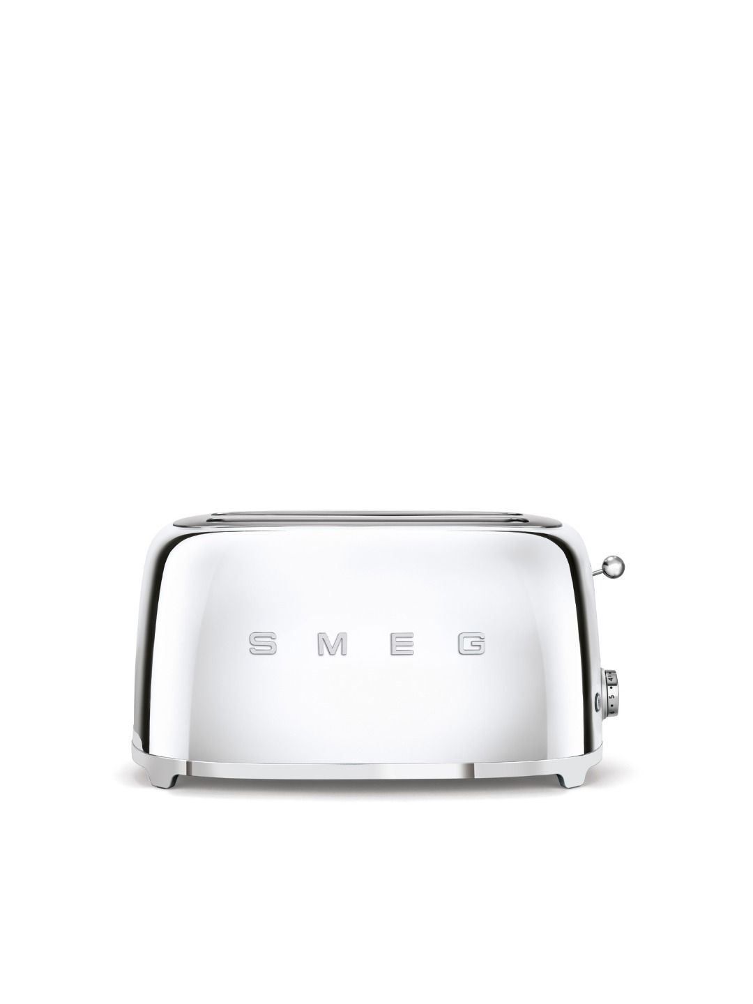 Тостер Smeg 50s Style TSF02SSEU на 4 тоста, 2 удлинённых слота, 1500 Вт, сталь