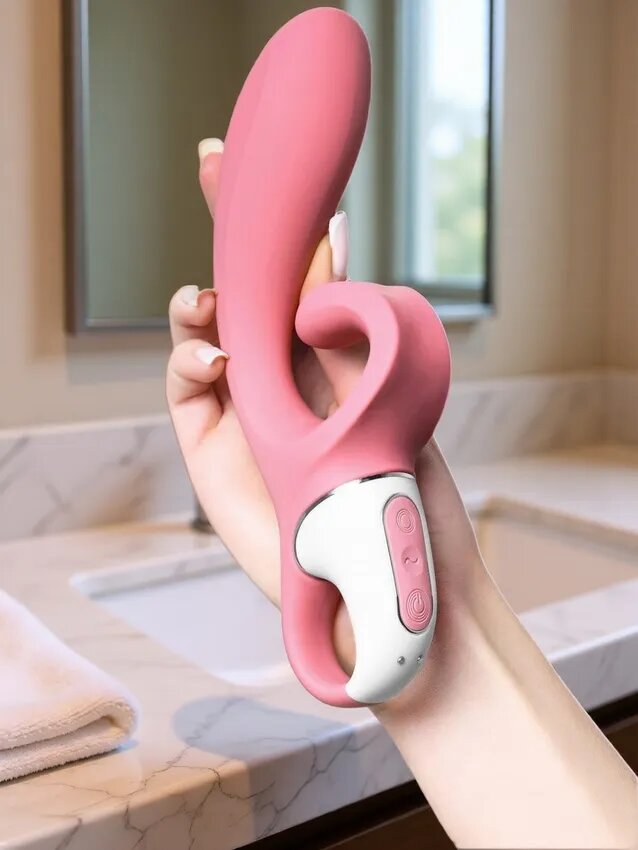 Вибратор Hug me Pink
