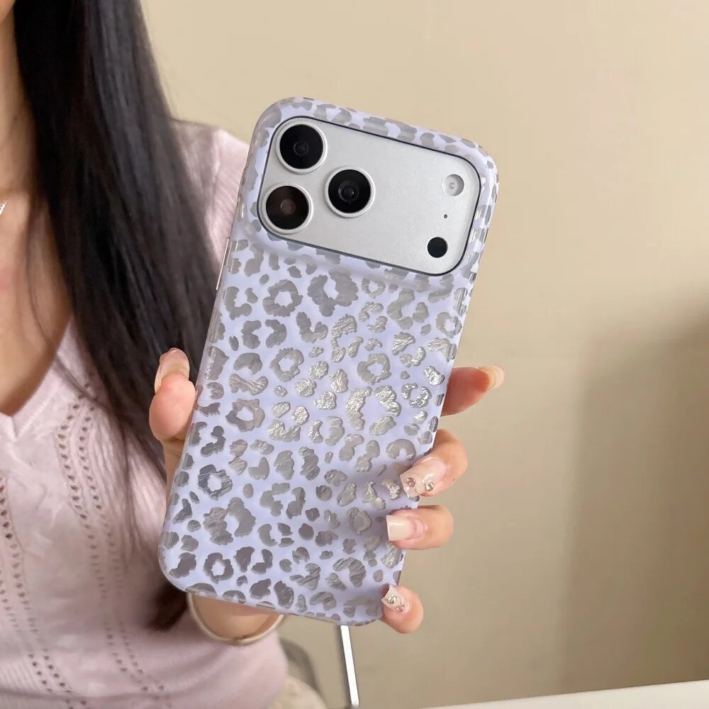 Корейский модный чехол для телефона с леопардовым принтом для iPhone 17 iPhone17 Про Макс, SI104-2