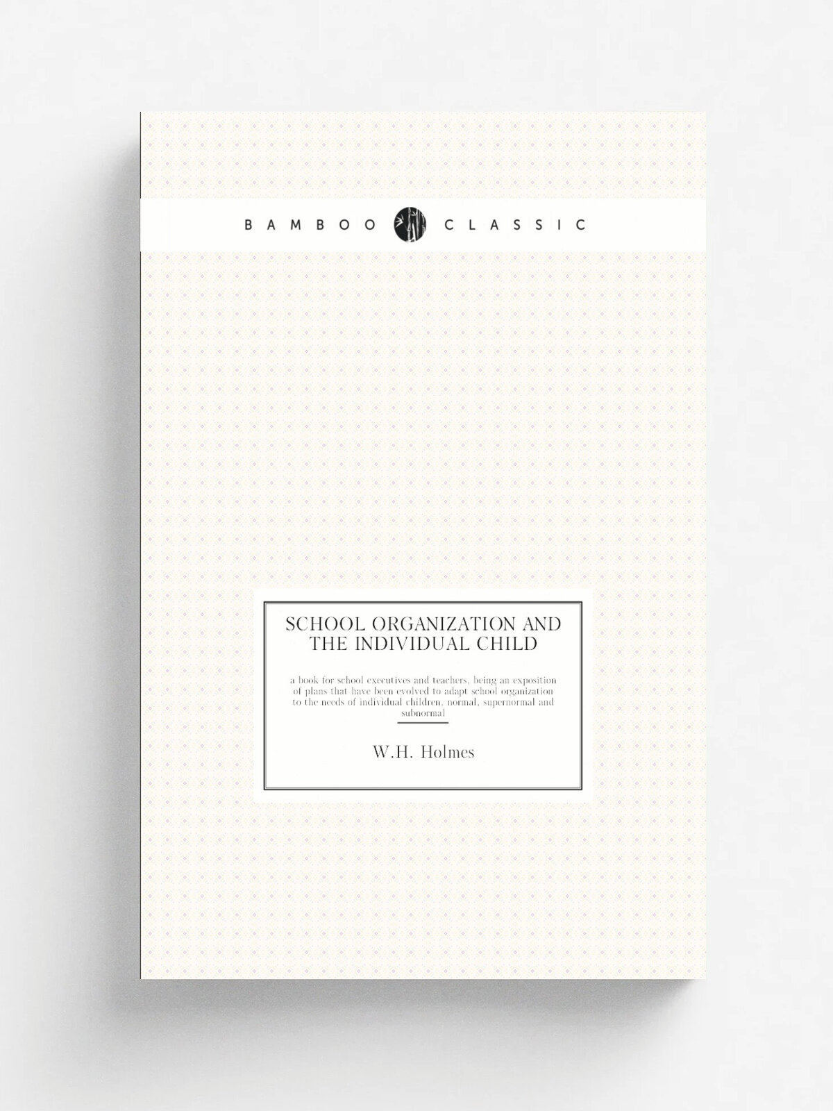 School Organization and the Individual Child