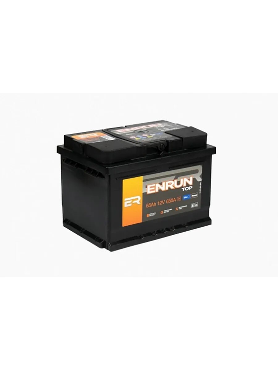 Аккумулятор ENRUN Top 65А/ч обратный R+ LB2 EN 650 А