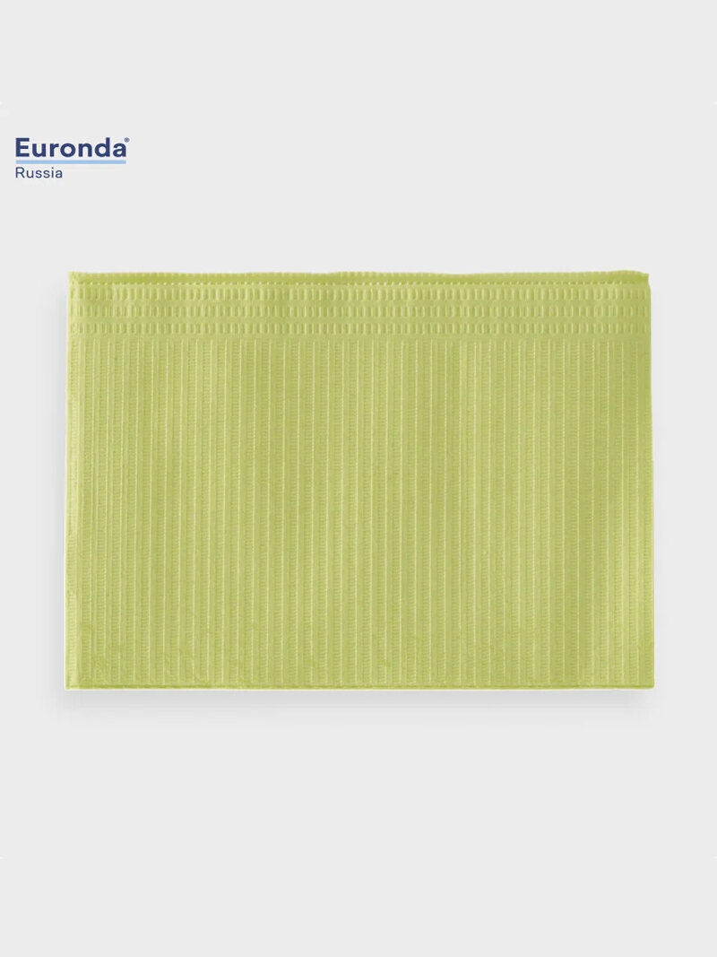 Салфетки нагрудные Monoart Premium, цвет лайм, 500 шт, Euronda