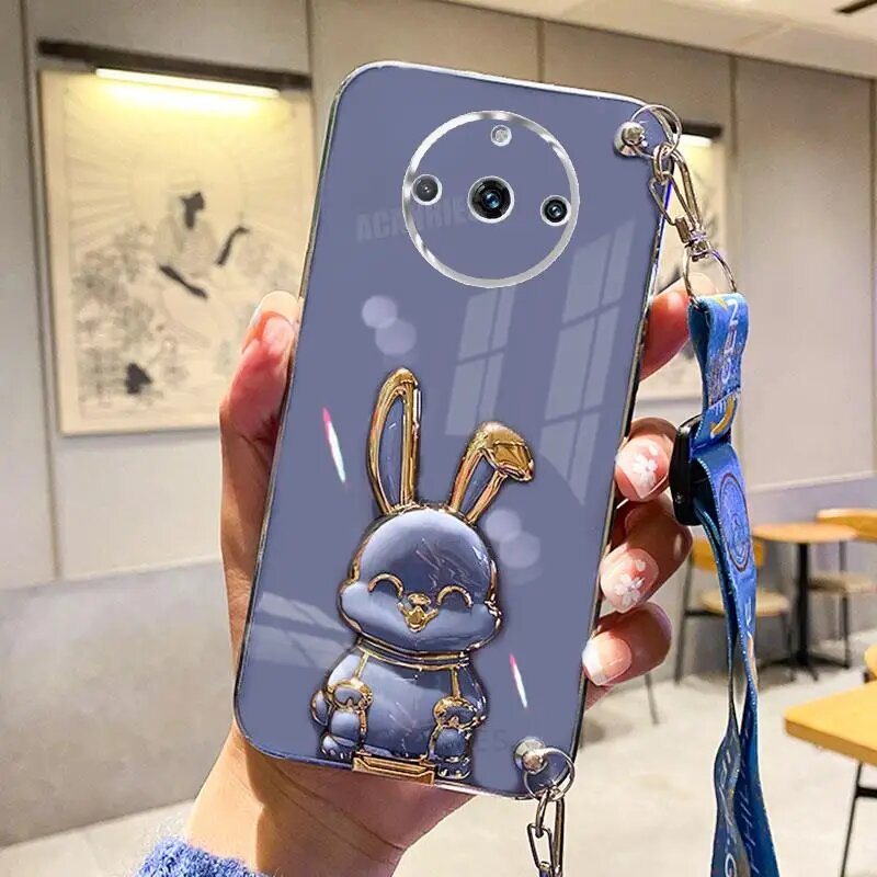 Realme11pro Чехол с ремешком через плечо для Oppo Realme 11 9 10 Pro TZXGS Gray Blue, realme 10 4g