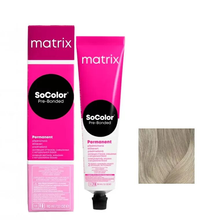 Matrix Краска для волос SoColor Pre-Bonded 10AV 90 мл 90 мл