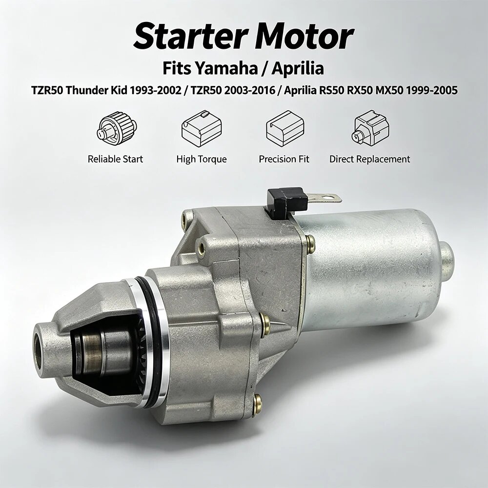 Стартер для Yamaha TZR50 TZR 50, для Aprilia AM6 RS50 RX50 MX50 Europa 50 AF1 RYZ50 HM CRE50RR CRE50 Thunder Kid