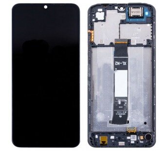 Дисплей для Xiaomi Redmi A1/A1+ (220733SG/220733SFG) в рамке Черный - OR + набор инструментов и клей