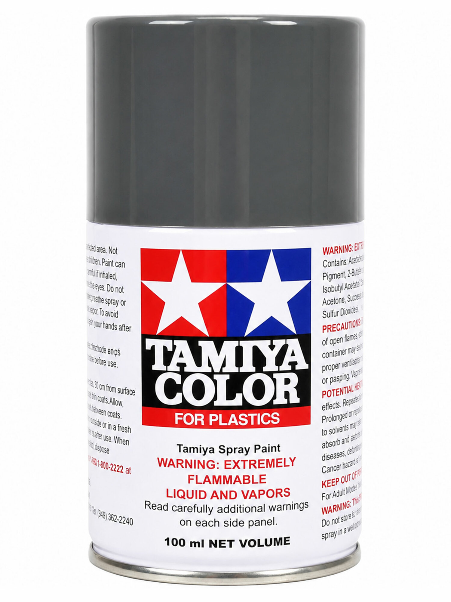 Краска лаковая аэрозольная Tamiya Color Lacquer TS-4 German Grey 85004 глянцевая, 100 мл