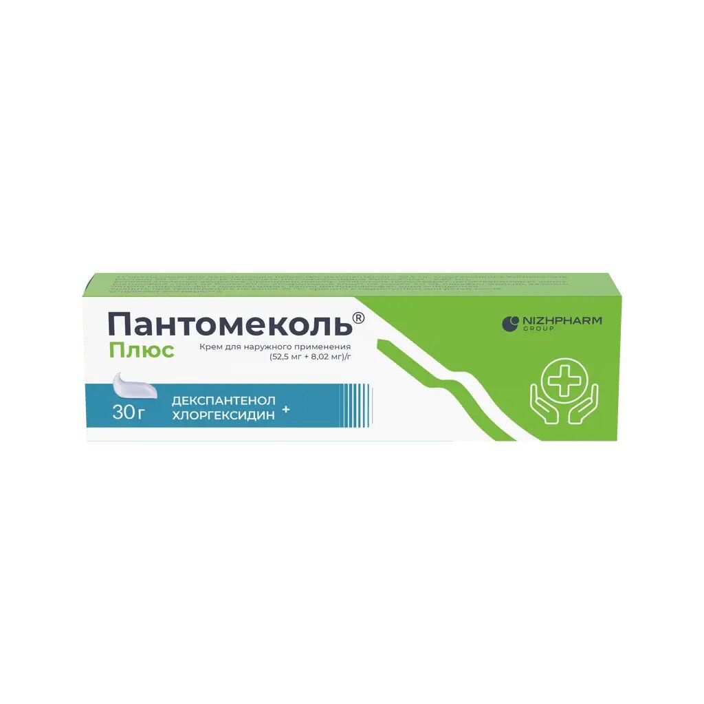 Пантомеколь Плюс крем для наружного применения 5,25%+0,802% 30 г 1 шт